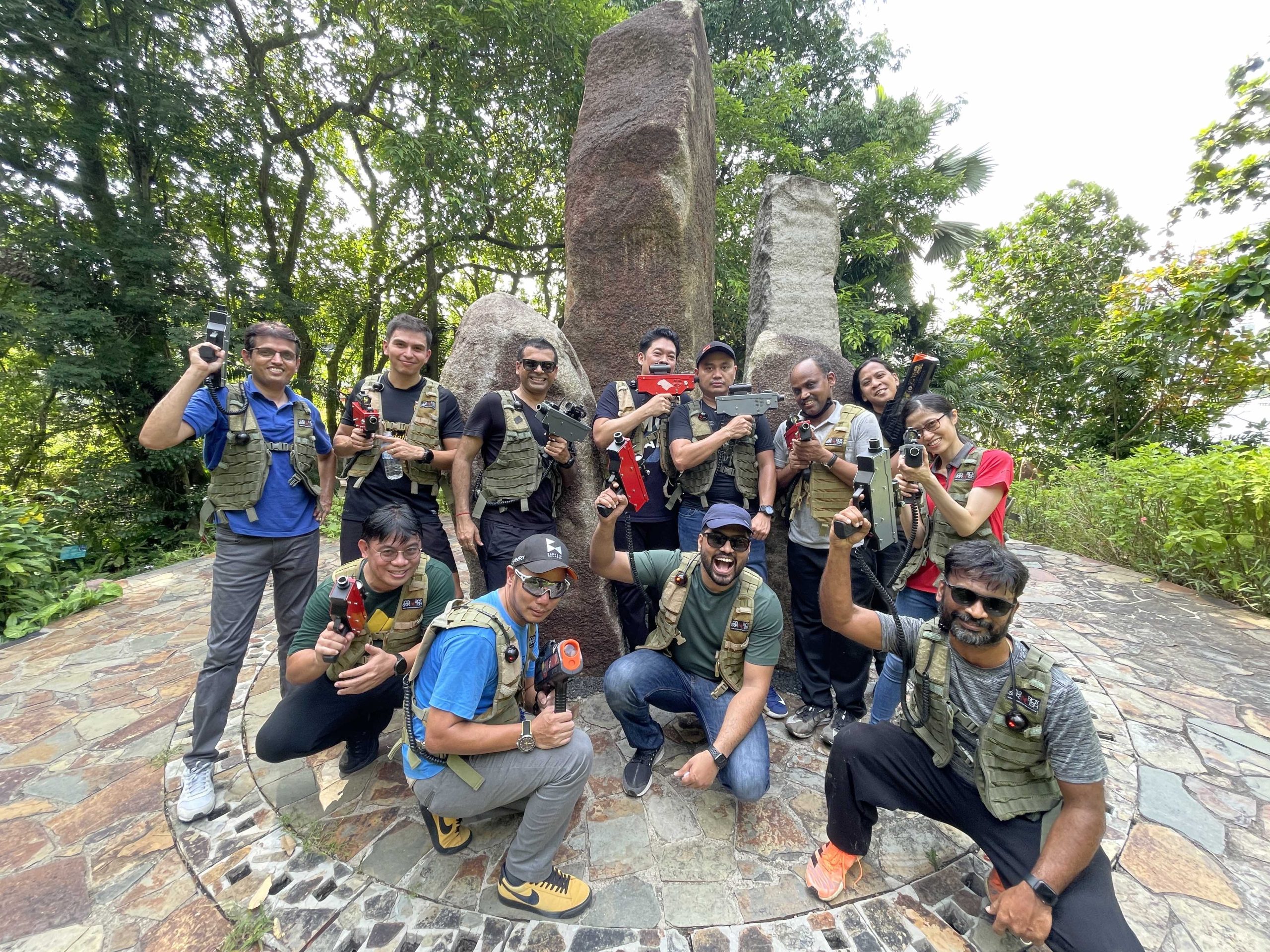 Laser Tag Team Bonding for Corporates | Combat Skirmish Singapore